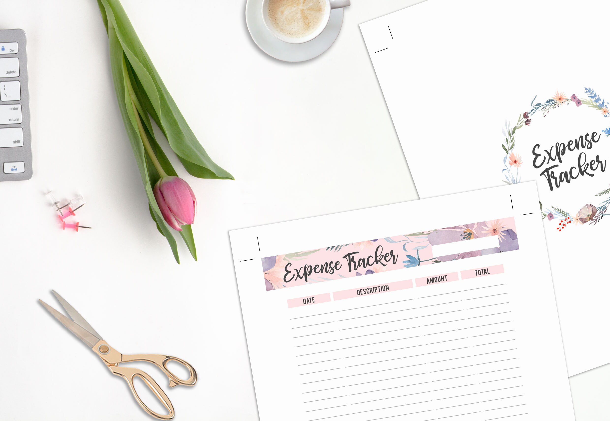 Expense Tracker Printable, Happy Planner Inserts Printable, Monthly ...