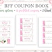 Best Friends Gift, Coupon Book, Printable Coupons, Birthday Gift Ideas ...