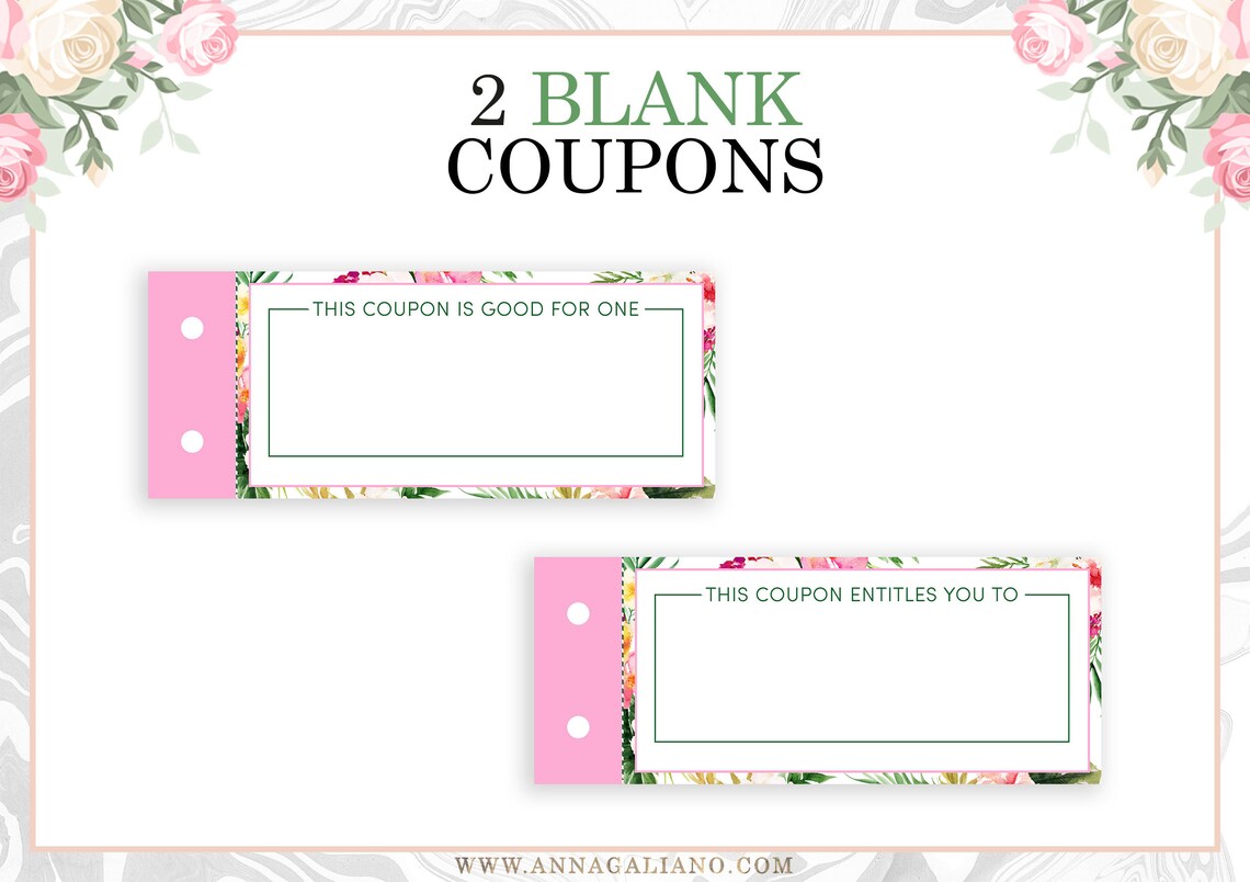 Best Friends Gift, Coupon Book, Printable Coupons, Birthday Gift Ideas ...