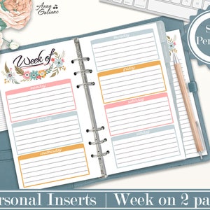Personal Ring Planner, Essentials Bundle 5-in-1 Printable, Daily ...