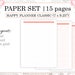 Dot Grid Paper Happy Planner, Lined and Grid Paper Set, Printable ...