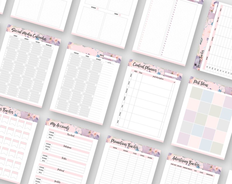 Small Business Planner Printable Etsy Business Organizer - Etsy