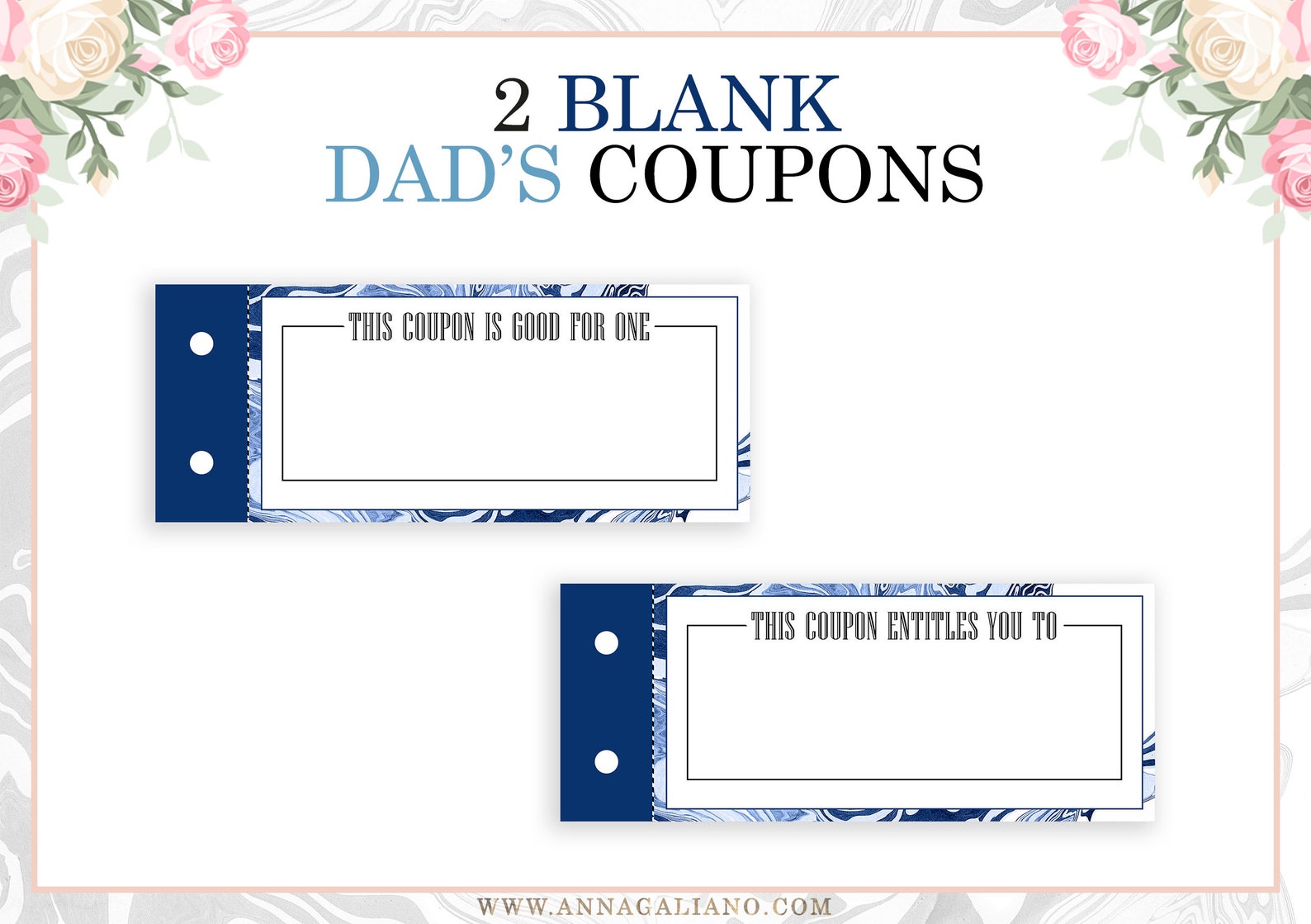 Father's Day Gift, Dad Gift, Coupon Book for Dad, Father's Day Coupons ...