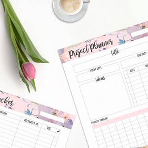 Project Planner Printable, Productivity Planner, Task Tracker, A5 ...