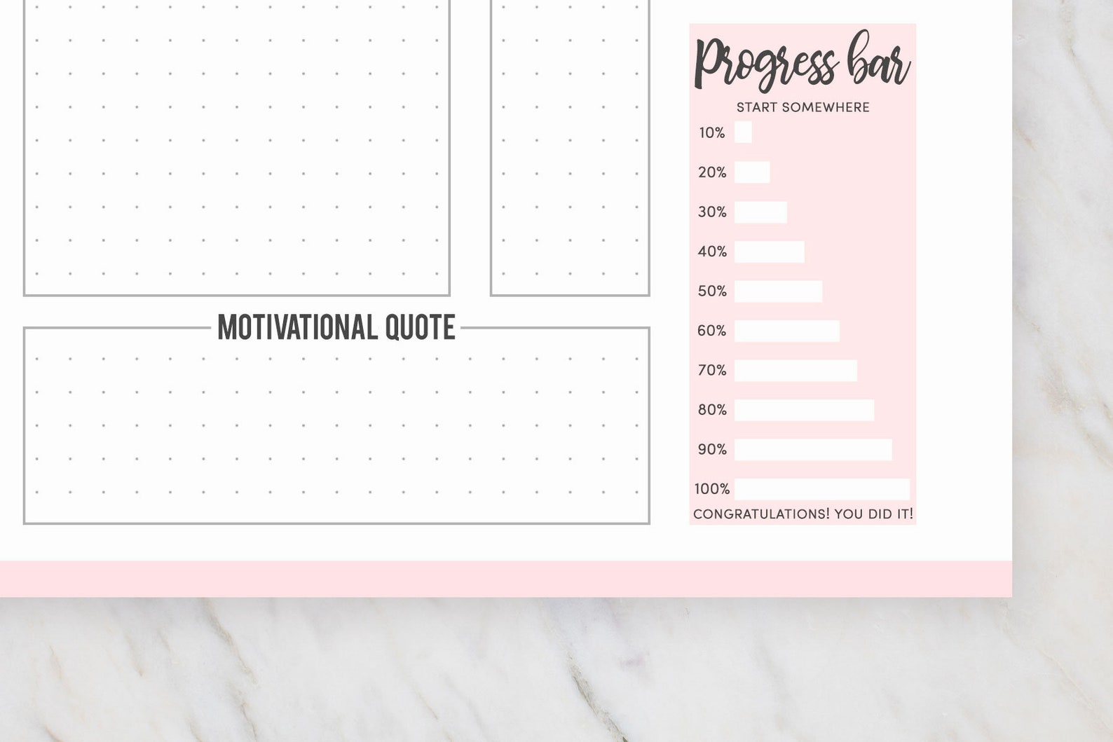 Goal Planner Printable, Goal Setting, Task Tracker, Goals Inserts, Bujo ...
