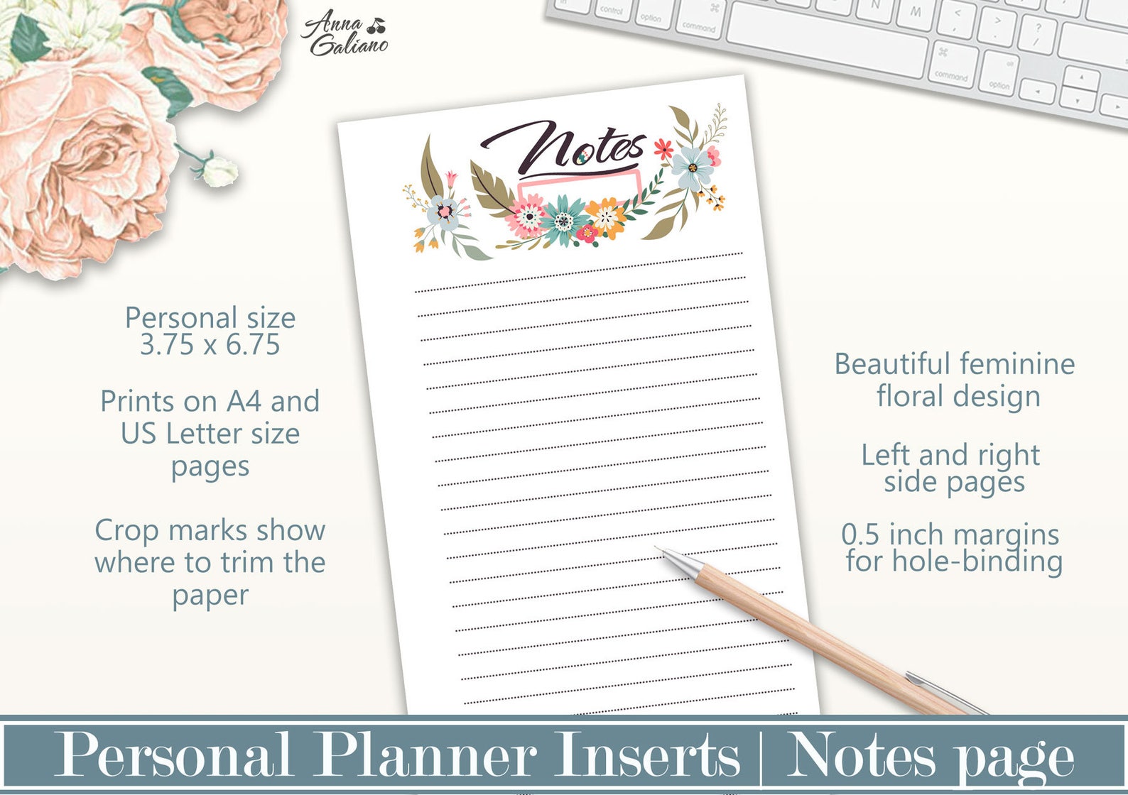 Personal Ring Planner, Essentials Bundle 5-in-1 Printable, Daily ...