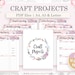 Craft Project Planner Embroidery Planner Sewing Organizer - Etsy