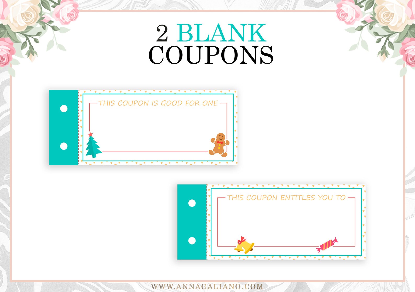 Christmas Coupon Book for Kids, Coupon Book Template, Kid's Coupon Book ...