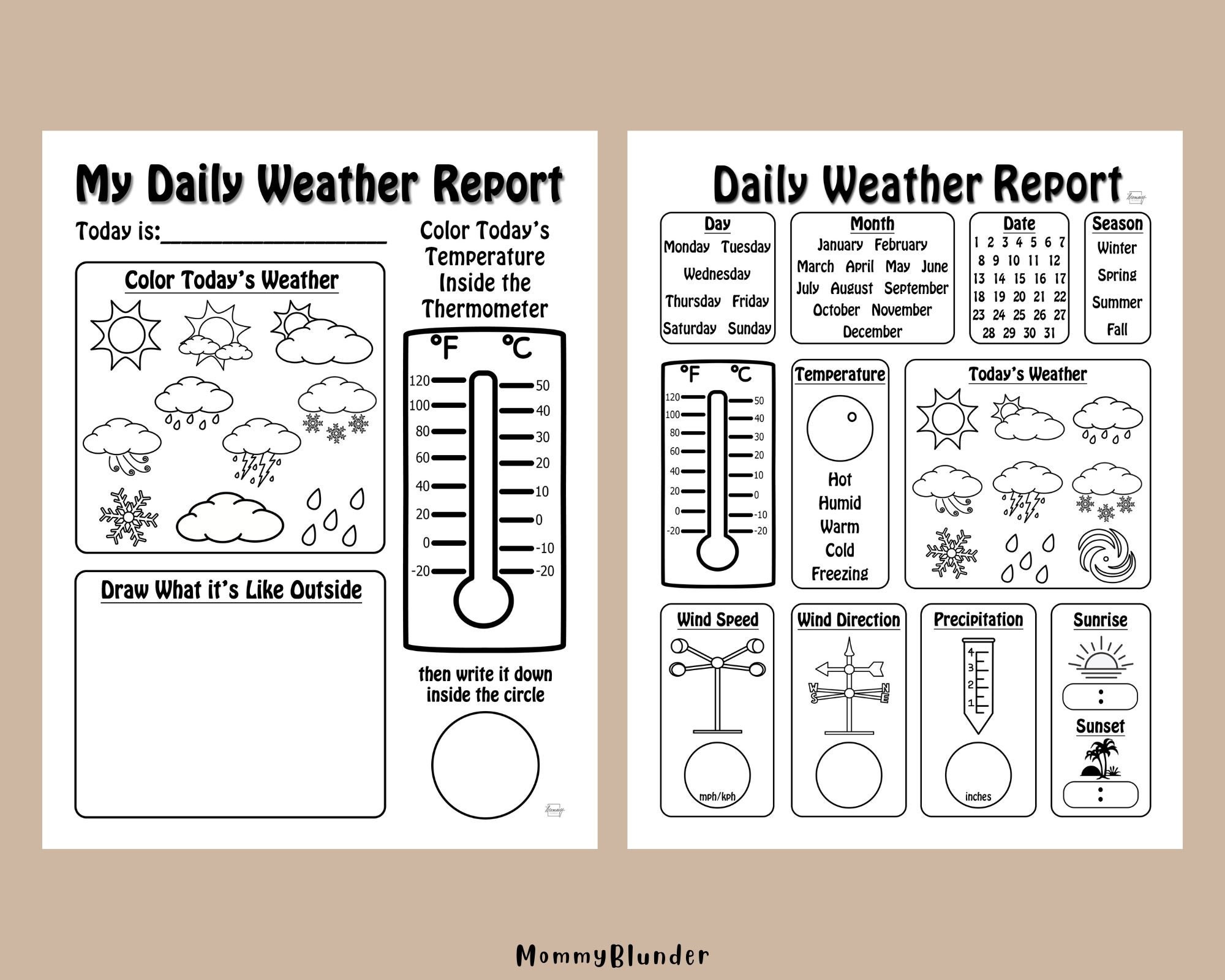 About the Weather Bundle | Weather Tools Spinner | Weather Instruments ...