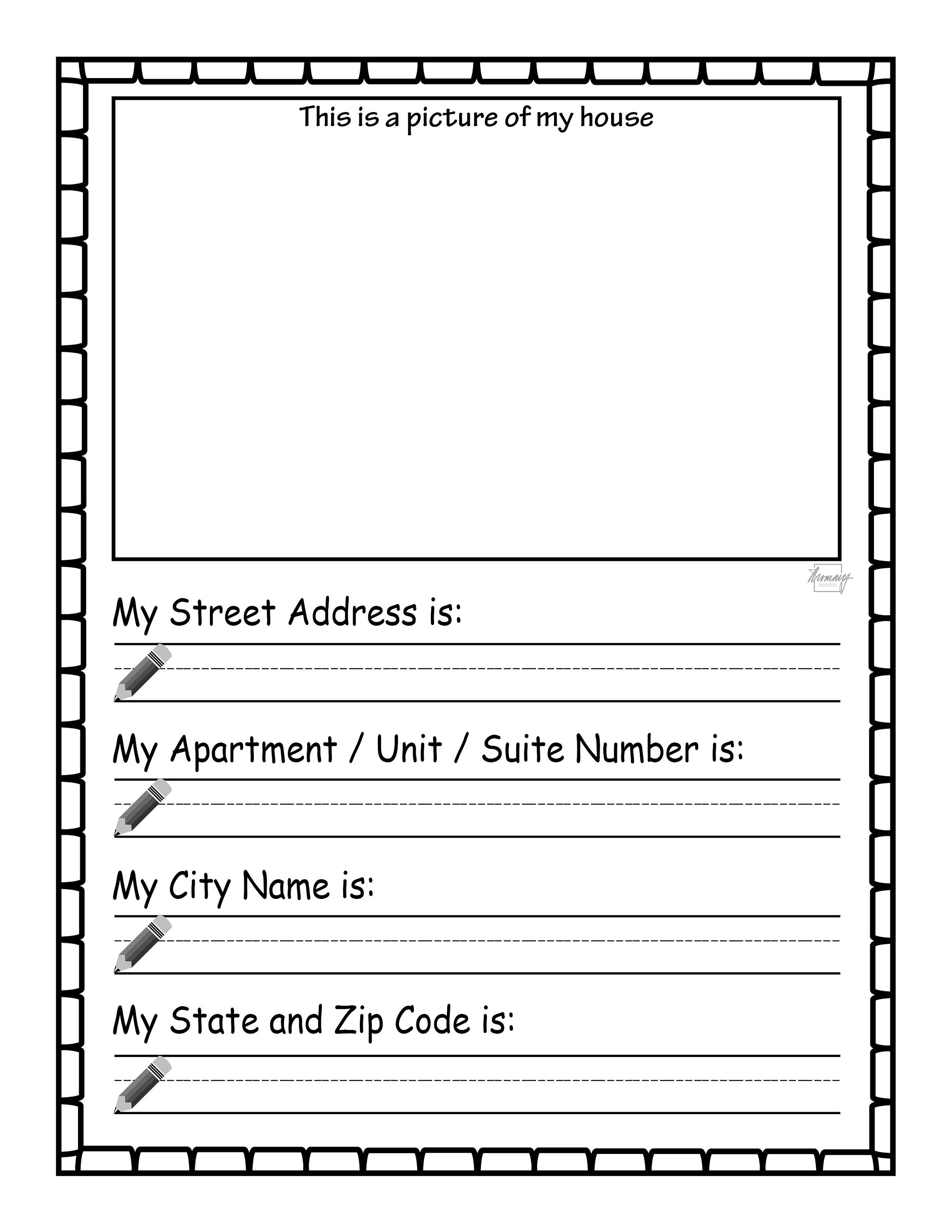 My Address, My Phone Number, & All About Me - Etsy