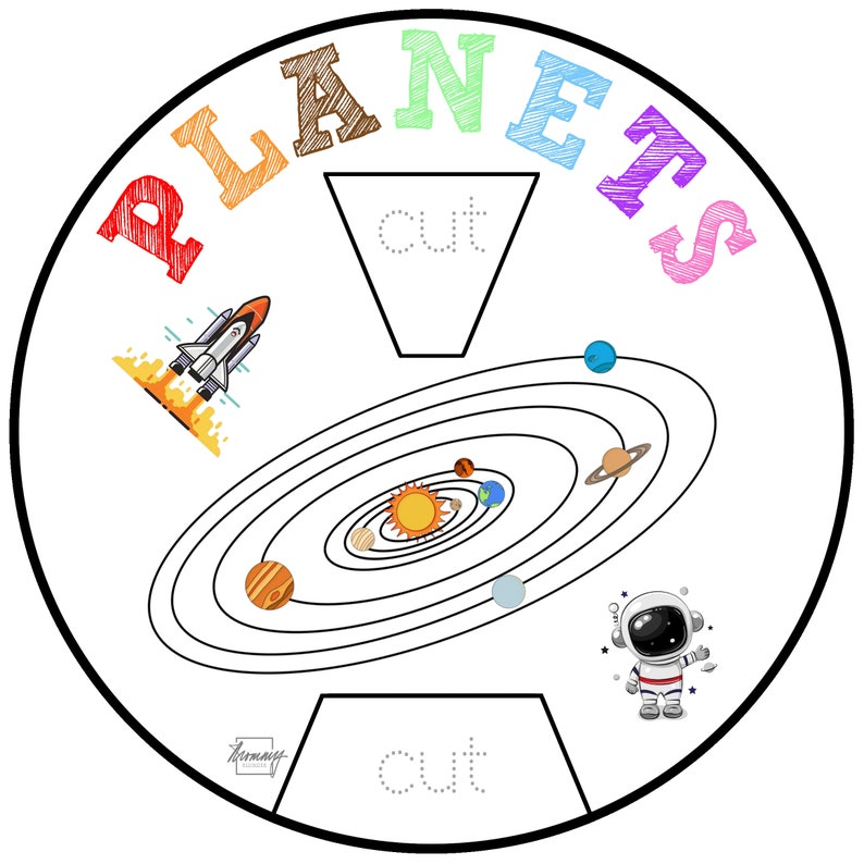 Planets Spinner | Planets Mnemonics | Anchor Chart - Etsy
