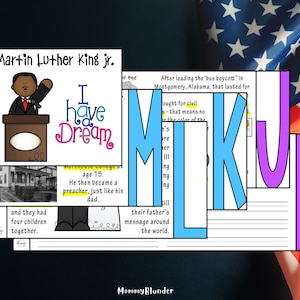 Martin Luther King Jr. Mini Booklet | Mini Lesson Book | About MLK Jr ...