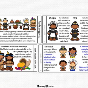 All About Pilgrims Mini Book - Etsy