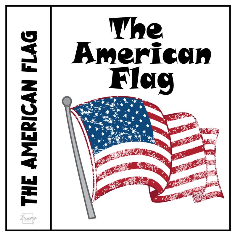 American Flag Booklet: Kids Learning Activity (digital Download) - Etsy