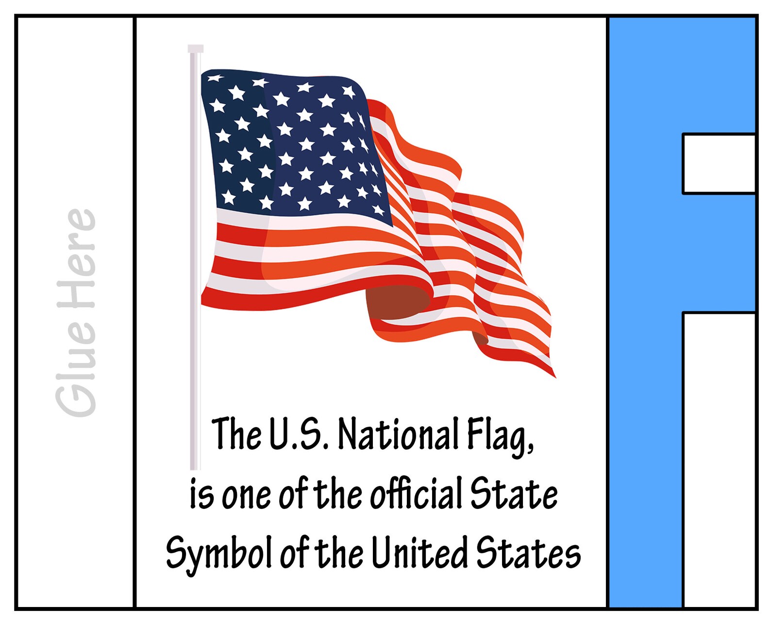 American Flag Booklet: Kids Learning Activity (digital Download) - Etsy