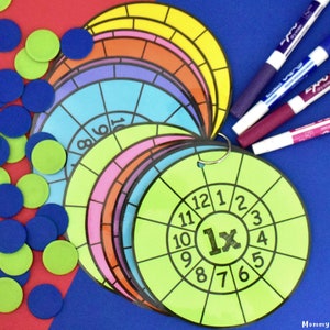Multiplication Bundle | Multiplication Table | Multiplication Wheel ...