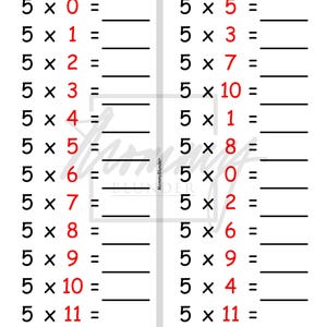 Multiplication Table Bundle: Practice Wheel & Worksheets (digital ...
