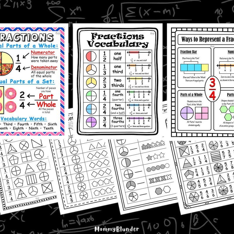 Fractions - Etsy