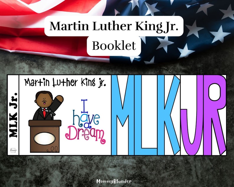 Martin Luther King Jr. Mini Booklet | Mini Lesson Book | About MLK Jr ...