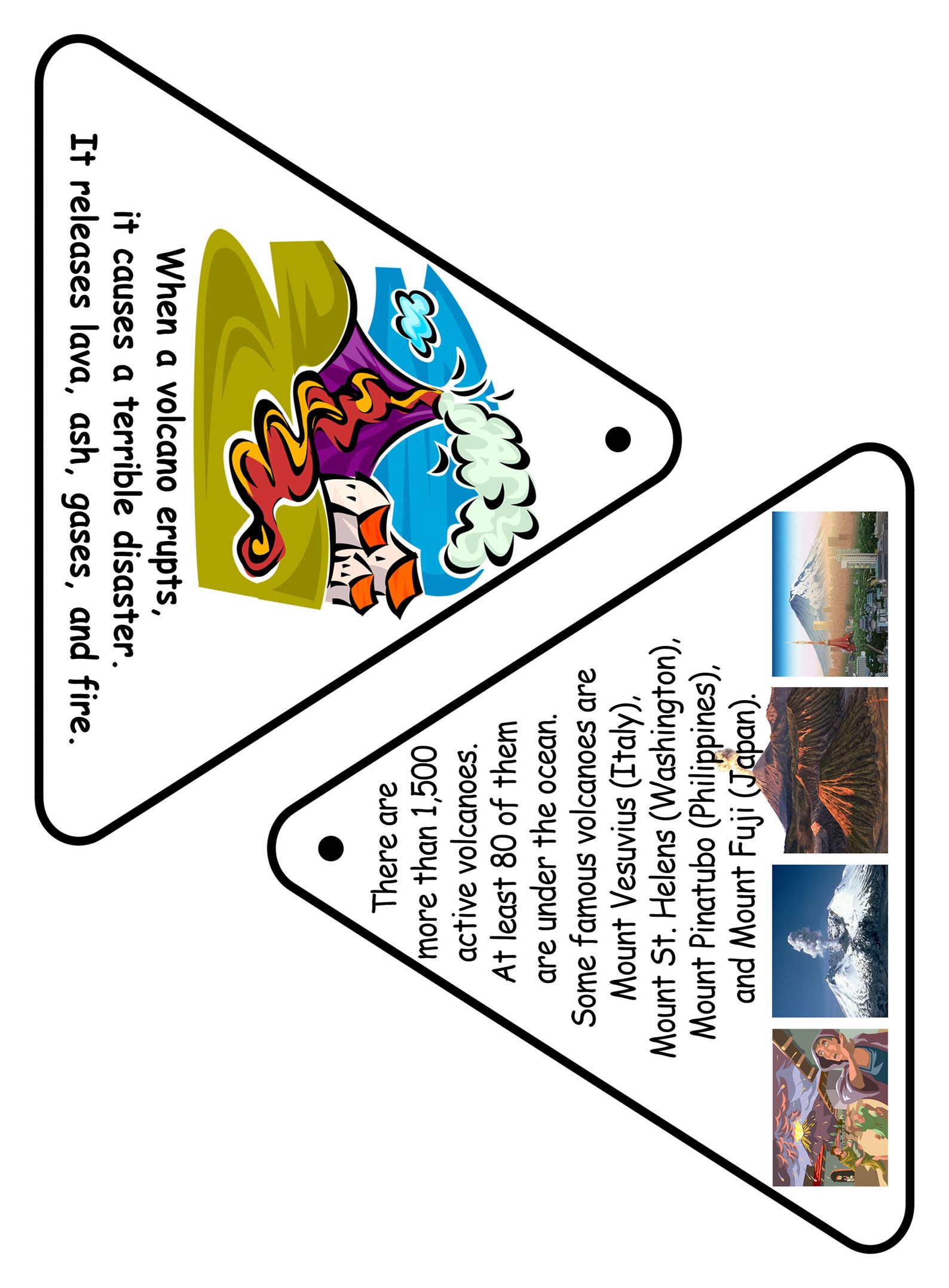 All About Volcanoes Flipbook | Volcano Learning Book - Etsy