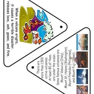 All About Volcanoes Flipbook | Volcano Learning Book - Etsy