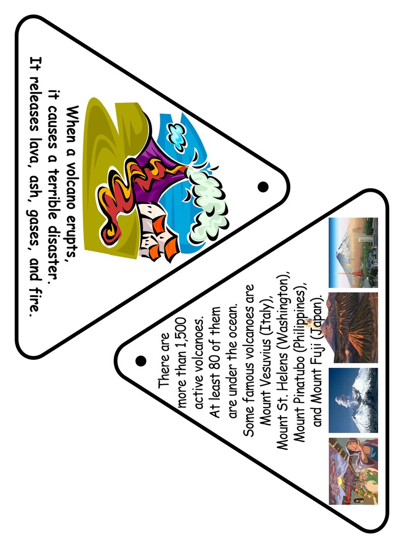 All About Volcanoes Flipbook | Volcano Learning Book - Etsy