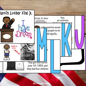 Martin Luther King Jr. Mini Booklet | Mini Lesson Book | About MLK Jr ...