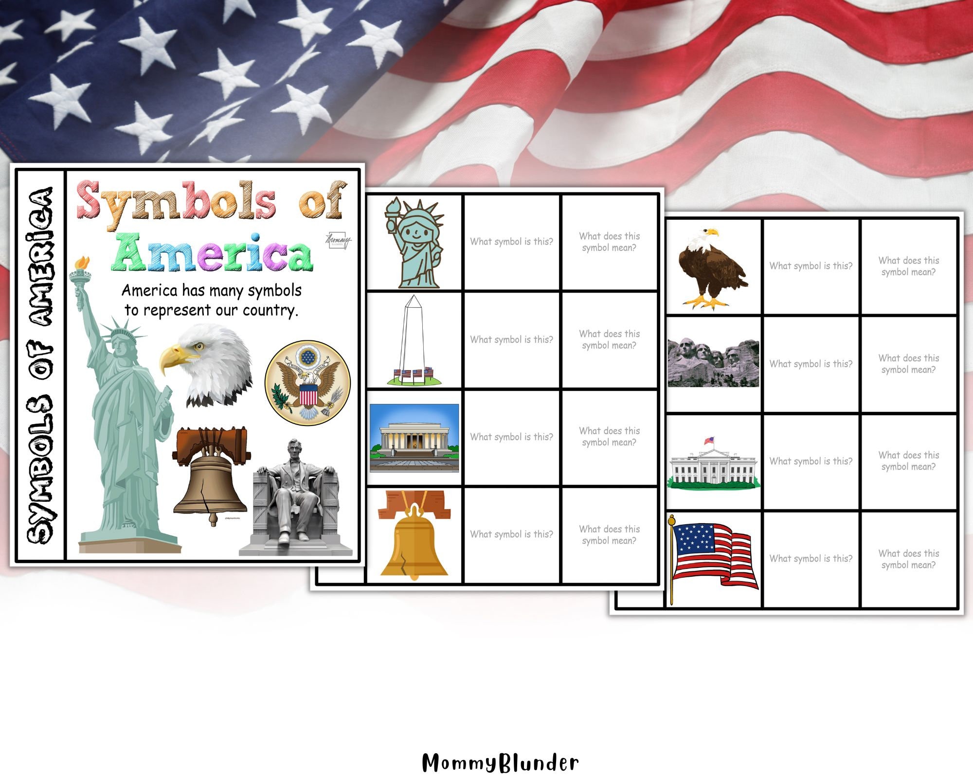 Symbols of America | Learning Book | American Historical Symbols ...