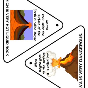 All About Volcanoes Flipbook | Volcano Learning Book - Etsy