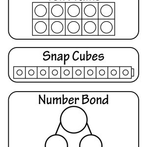 Number Bonds | Anchor Chart | Activity Sheet | Practice Sheet - Etsy
