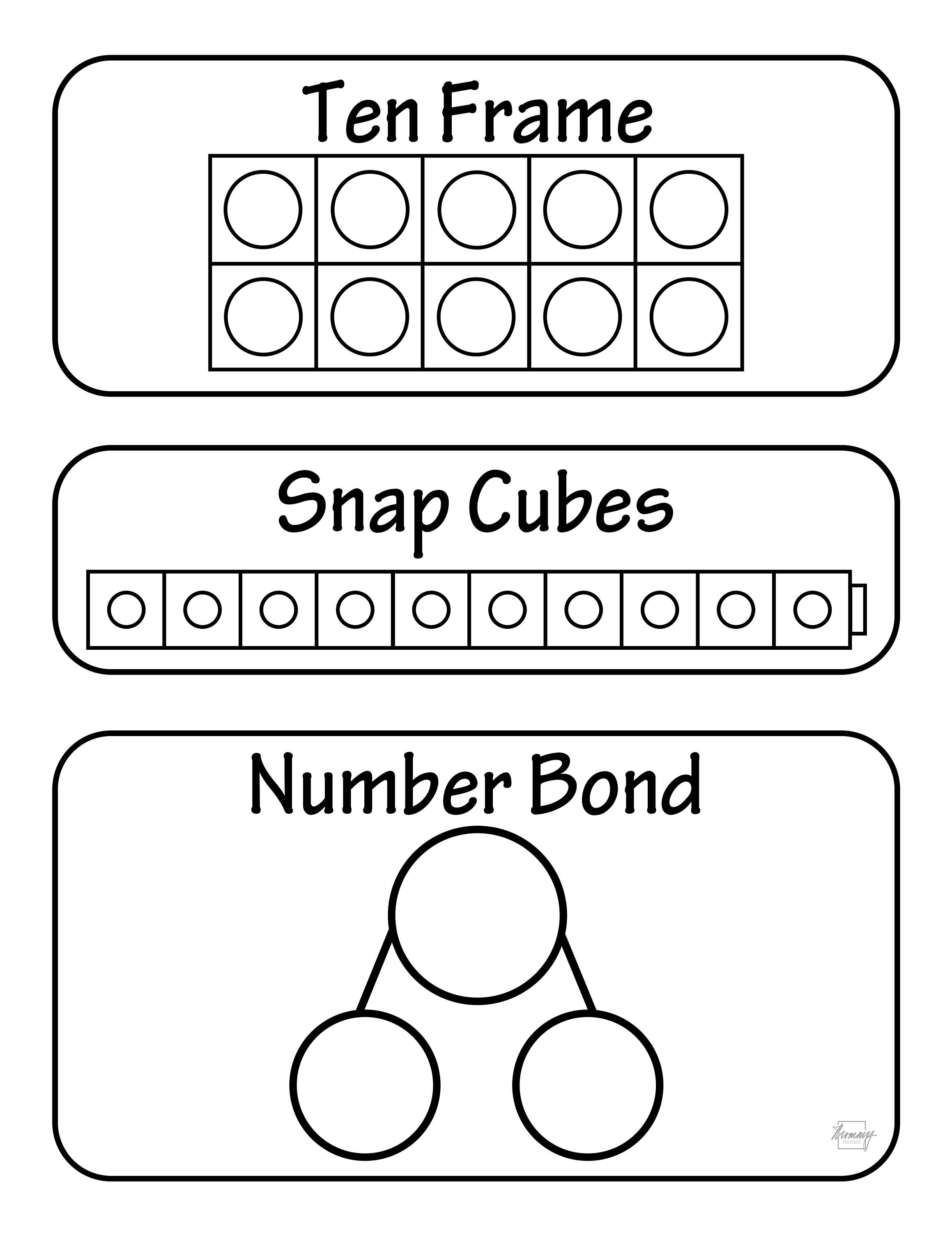 Number Bonds | Anchor Chart | Activity Sheet | Practice Sheet - Etsy