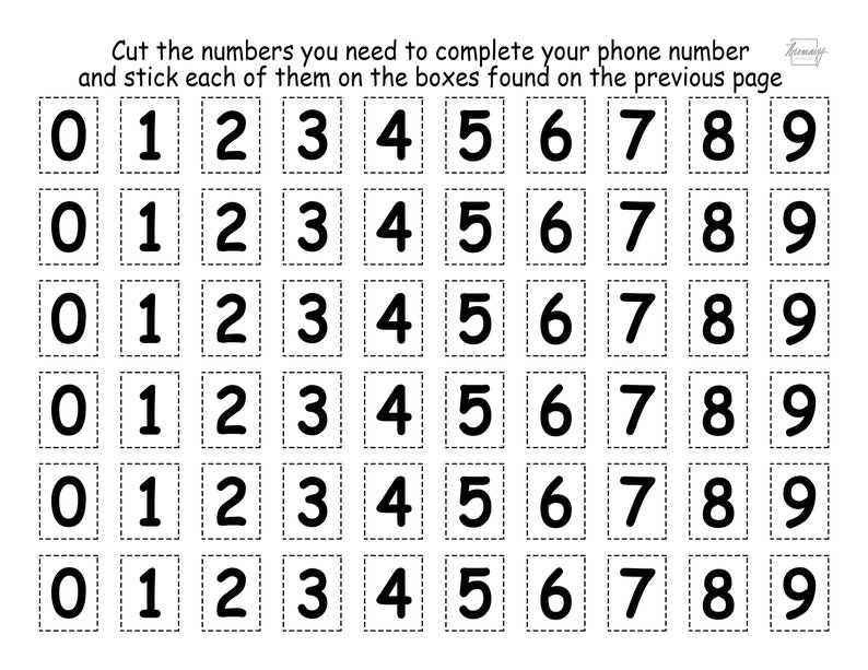 My Address, My Phone Number, & All About Me - Etsy