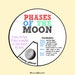 Phases of the Moon | Anchor Chart | Spinner | Colored & Black and White ...