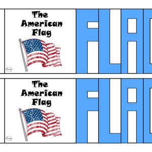 American Flag Booklet: Kids Learning Activity (digital Download) - Etsy
