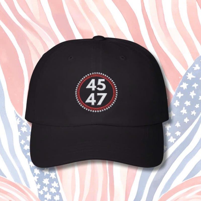Trump 45/47 Hat - Etsy