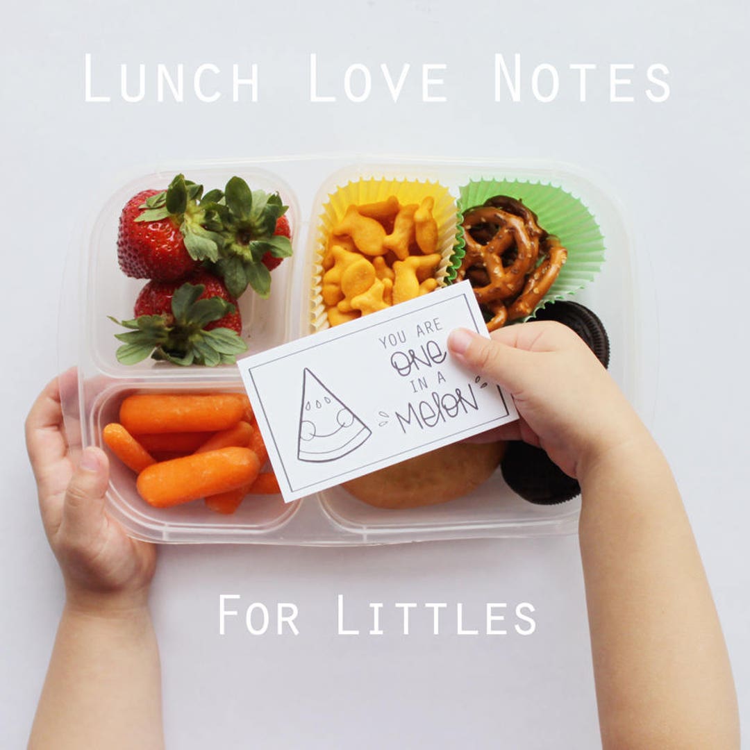 Lunch Note Printable for Kids, Fun Food Pun Cards for Lunch Box, Lunch ...