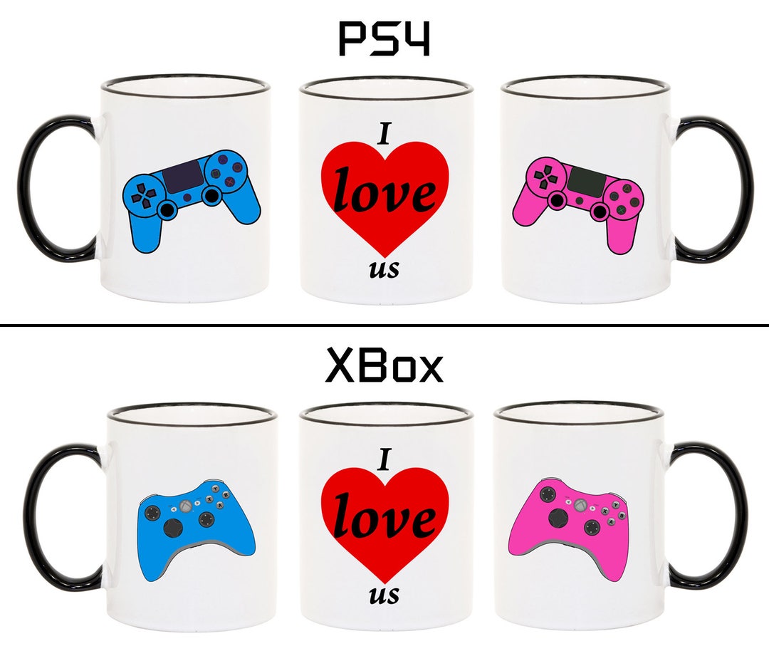 Gamer Coffee Mug, 11oz Mug, I Love Us With Controllers, PS4, Xbox ...