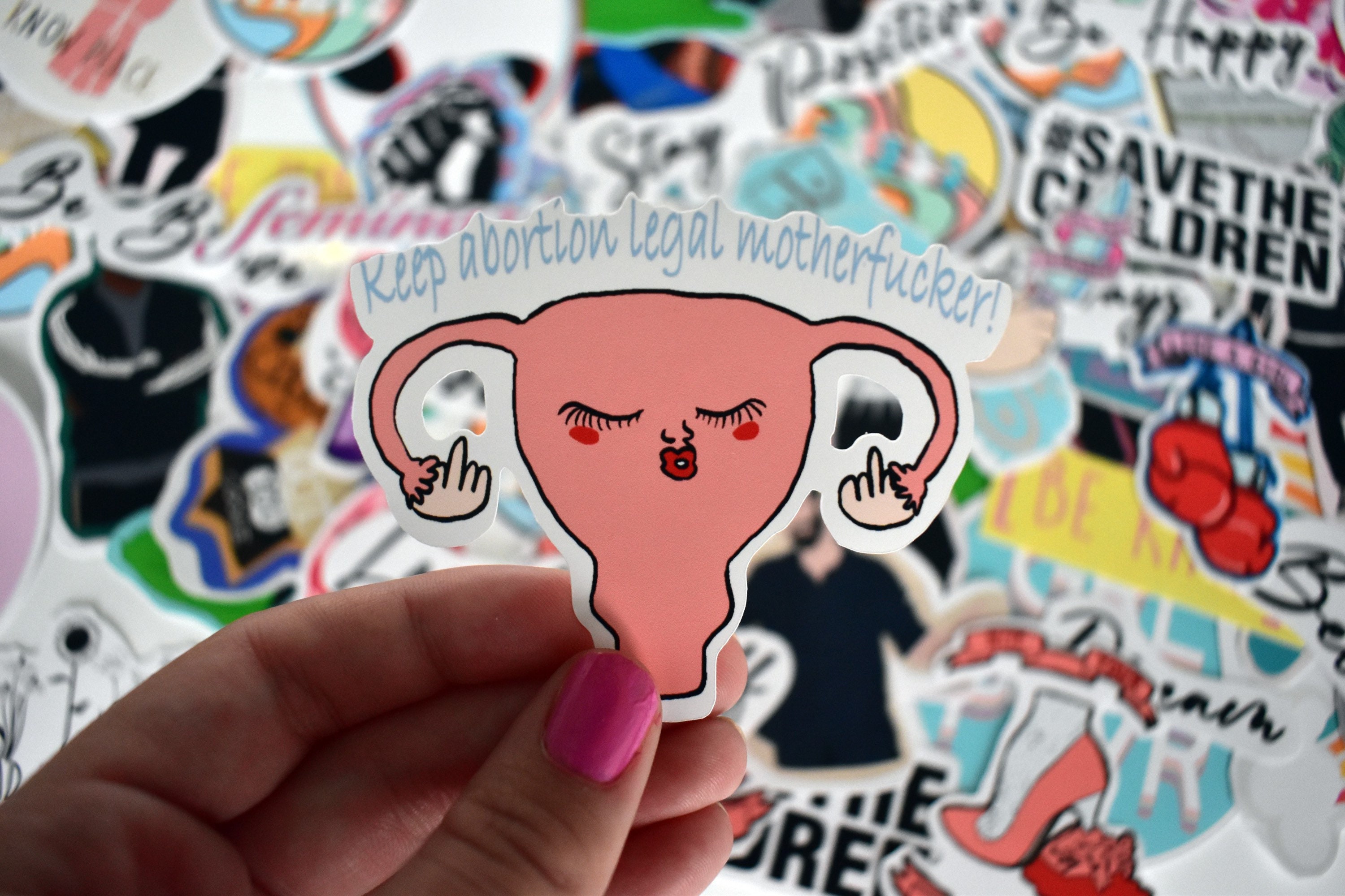 Feminist Sticker Pack Pegatinas Feministas Brillantes Etsy