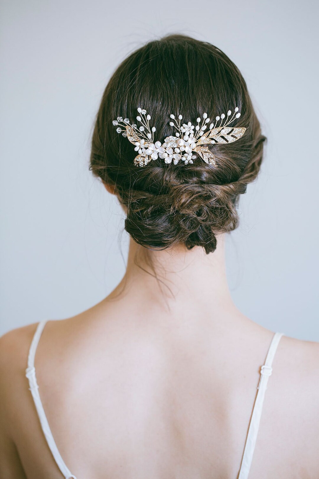 Gold Bridal Hair Comb, Gold Bridal Hair Pin, Gold Hair Comb, Gold Hair ...