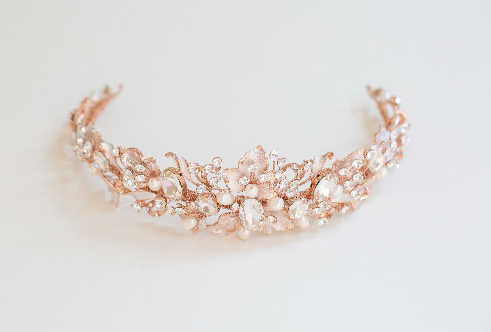 Gold Bridal Tiara Wedding Tiara Gold Bridal Crown Gold Leaf - Etsy