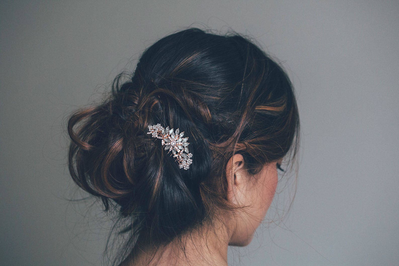 Bridal Hair Comb, Bridal Headpiece, Gold Hair Comb, Gold Leaf Hair Comb ...