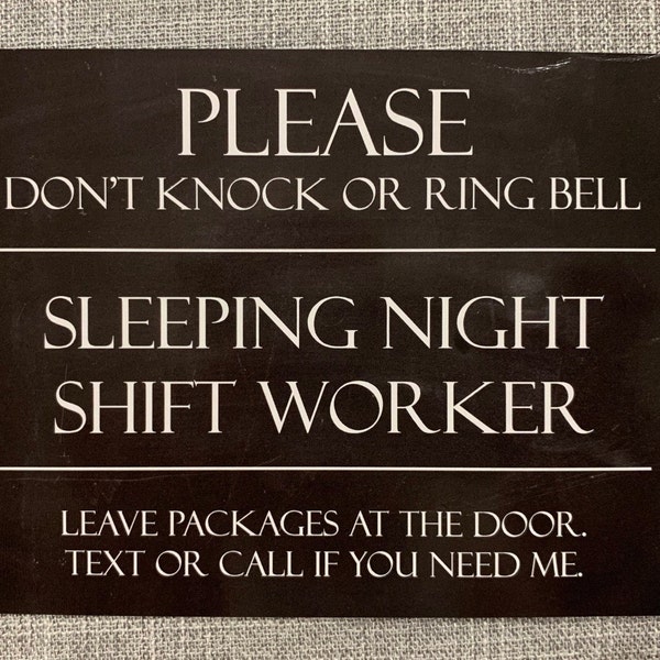 Night Shift Worker - Etsy