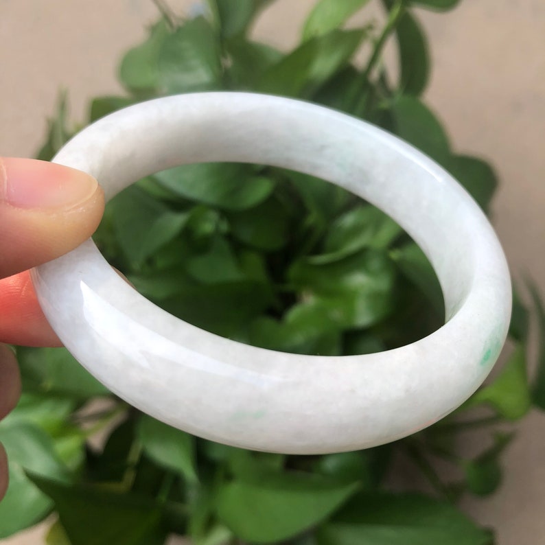 Jade Bangle 58mm-light Green/ A Grade Jadeite Jade Bangle-natural ...