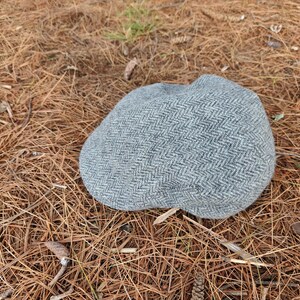 Vintage Tweed Hat Flat Cap Cabbie Jonathan Richard Newsboy Wool Men's ...