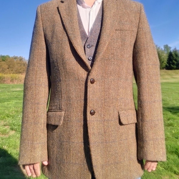 Harris Tweed Jacket - Etsy