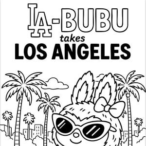 los angeles coloring sheet