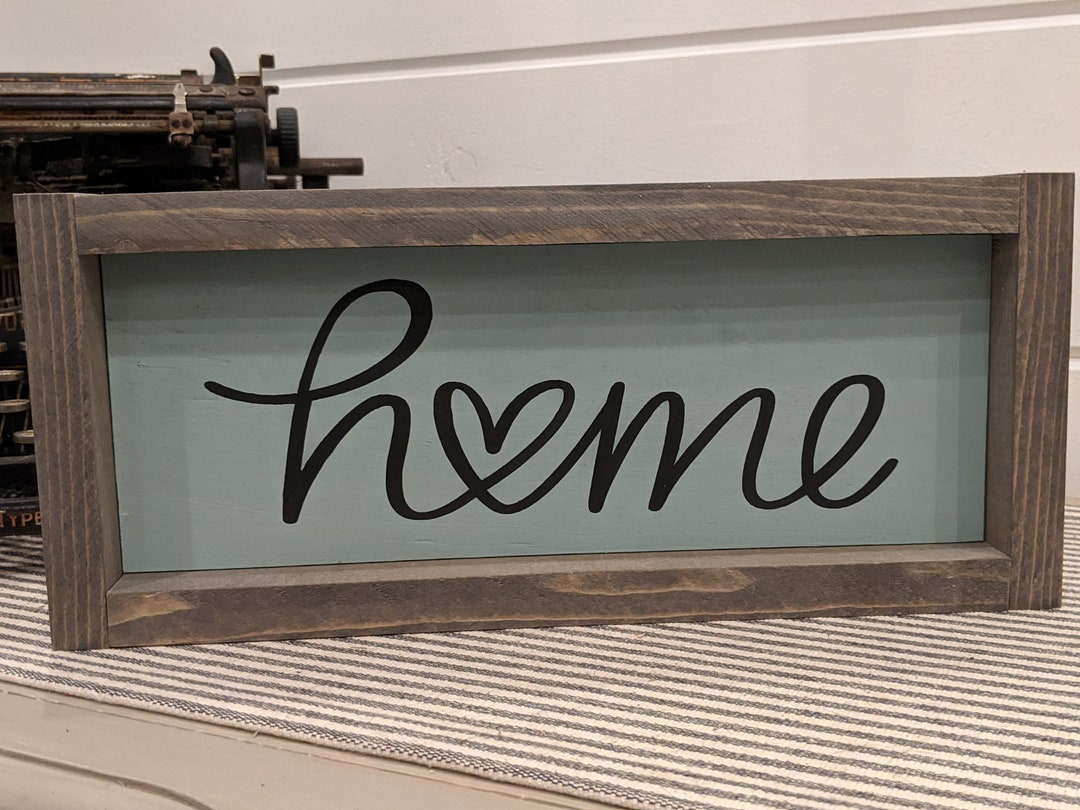 Home / Heart / Reclaimed Wood Sign / Framed / Farmhouse Wall Decoration ...