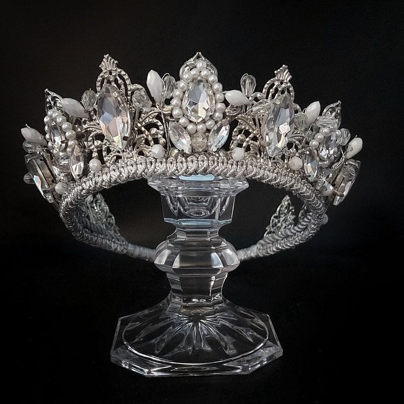 Silver Tiara - Etsy