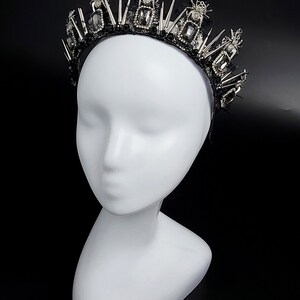 Gothic Crown With Thorns,evil Queen Cosplay, Spider Crown,black Crown ...
