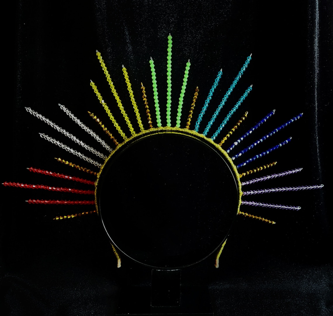 Rainbow tiara pride crown Lgbtq pride headpiece LGBT crown | Etsy